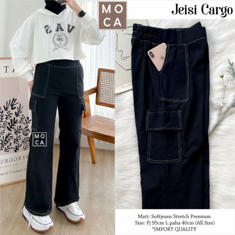 Jual Jeisi Cargo by Moca Label | Shopee Indonesia
