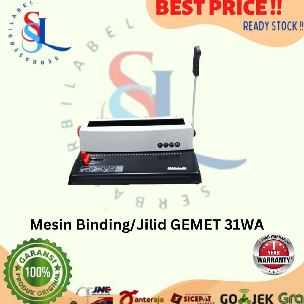 Jual GEMET 31 WA Mesin Binding / Jilid GEMET31WA Mesin Binding / Jilid ...