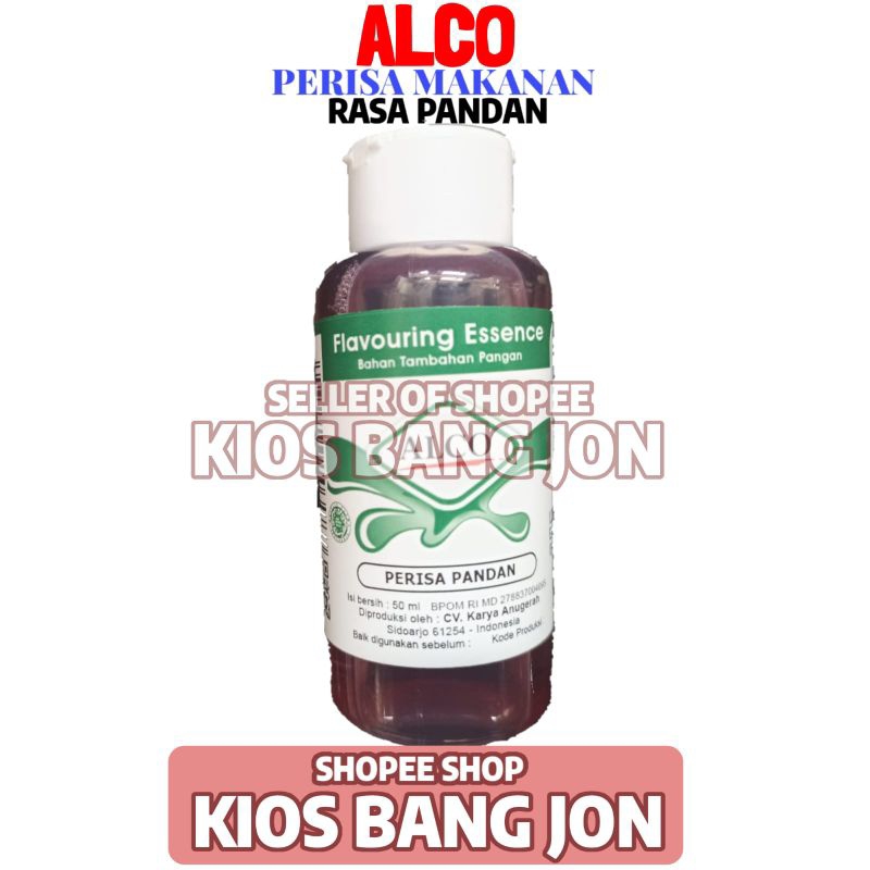 Jual Perisa Pasta Makanan Minuman Kue Alco Pandan 50 Gram | Shopee ...