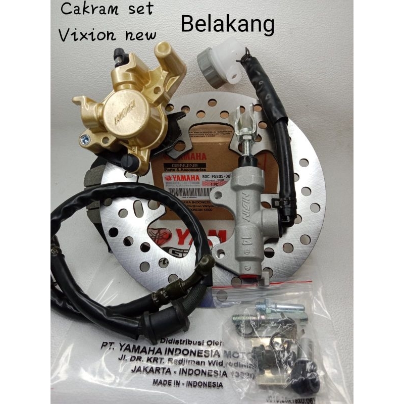 Jual PAKET KOMPLIT PIRINGAN CAKRAM SET KALIPER PLUS TONJOKAN MASTER REM ...