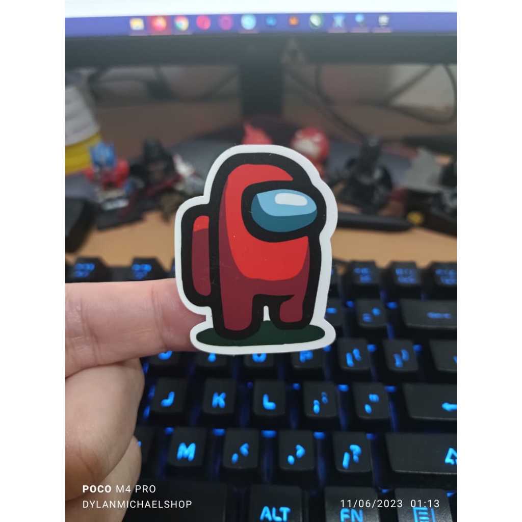 Jual Stiker Printed Among Us Amogus Karakter Lucu Sticker Vinyl ...
