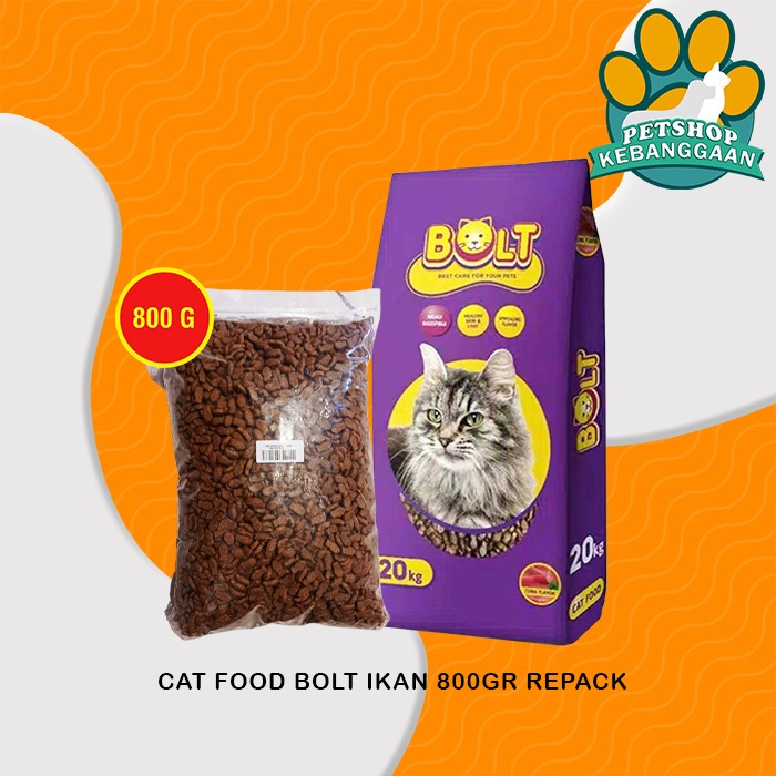 Jual Bolt Makanan Kucing Repacking 1kg Cat Food Bolt Dry 1 kg Ikan Tuna ...