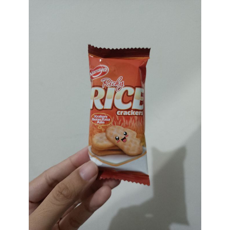 Jual Naraya Ricky Rice crackers (ECER 1pcs) | Shopee Indonesia