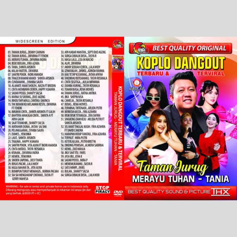 Jual Kaset Mp5 Video Lagu Koplo Dangdut Terbaru & Terviral Taman Jurug Merayu Tuhan - Tania 2023 ...