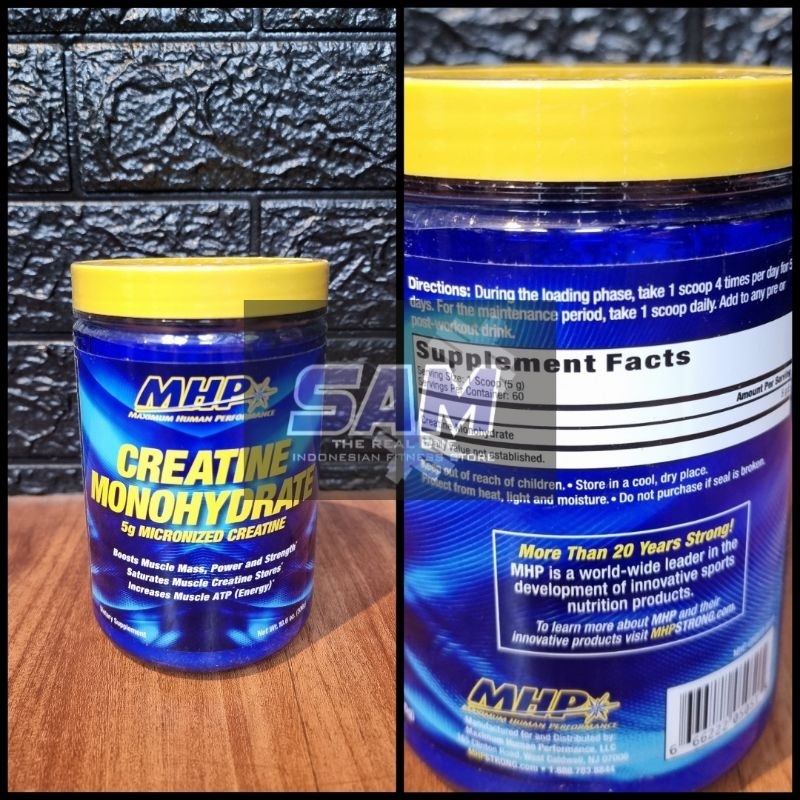 Jual Suplemen Fitness MHP Creatine 300 gram Monohydrate | Shopee Indonesia