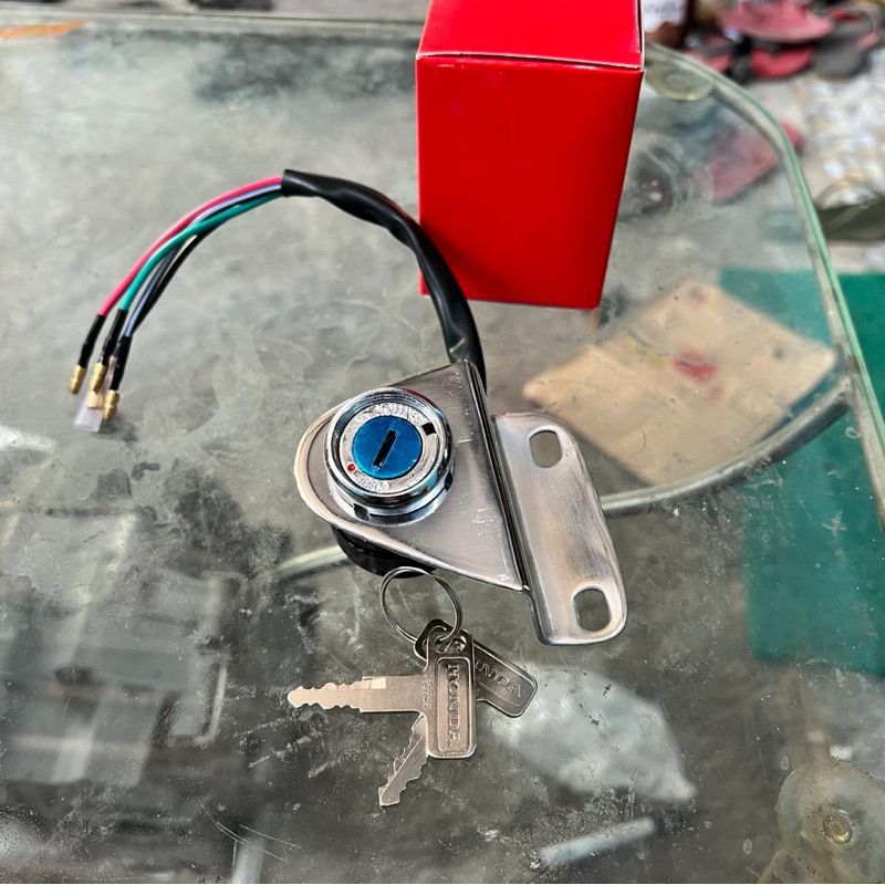 Jual kunci kontak cb200 set pangkon kontak kabel 4 set dudukan | Shopee Indonesia