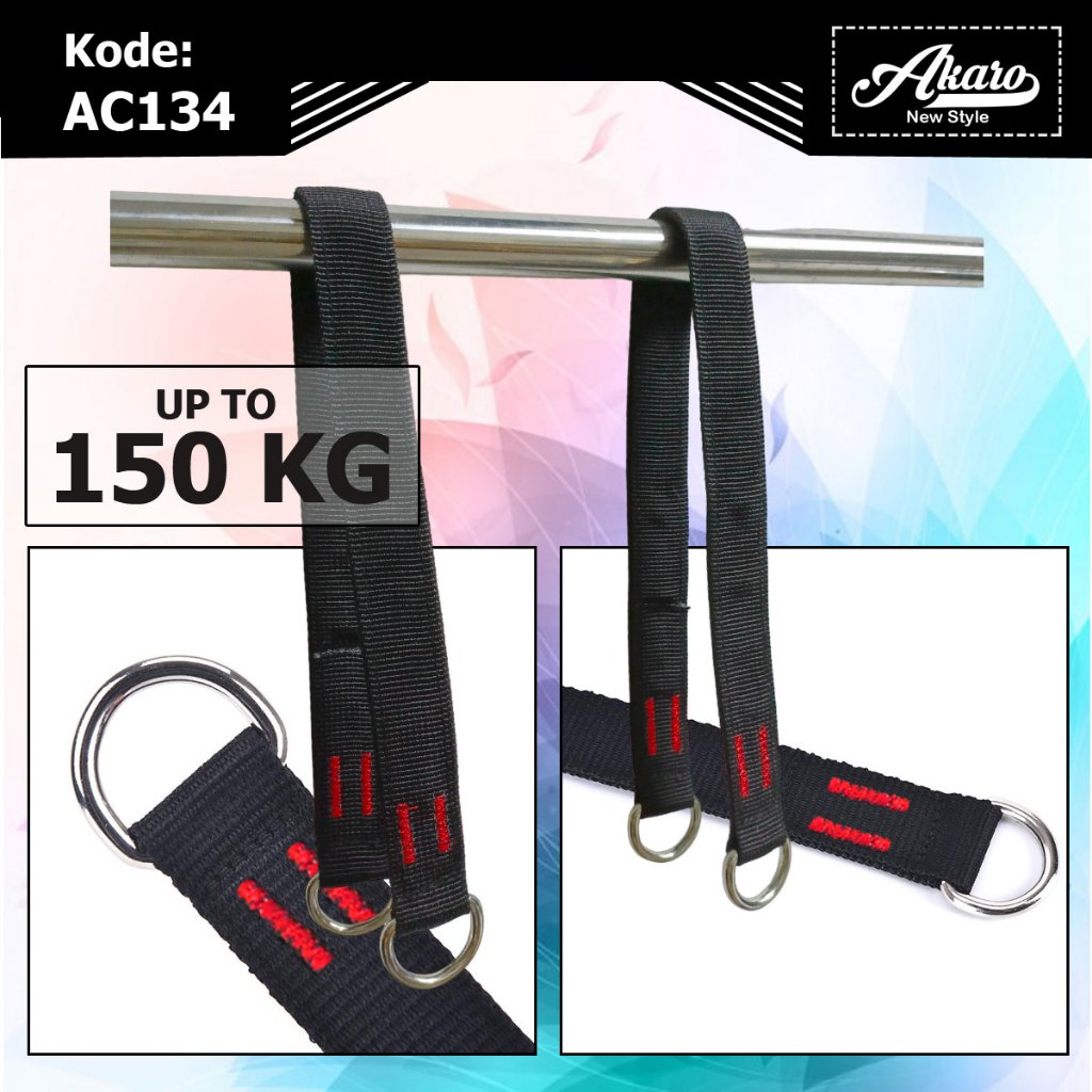 Jual Tali Hammock AC134 | Tali Gantung Fitness Ring D Hanging Camping ...