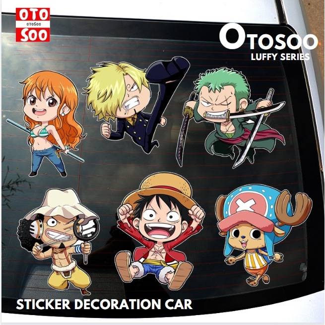 Jual Otosoo One Piece Car Sticker Scratch Blocking Latte Art Creative ...