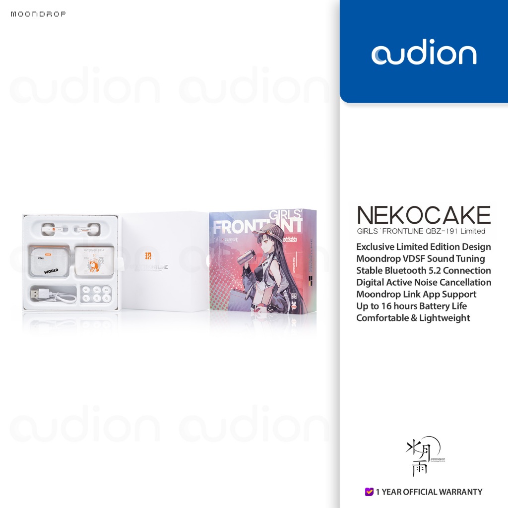 Jual MOONDROP NEKOCAKE GIRLS' FRONTLINE Limited Edition True Wireless ...