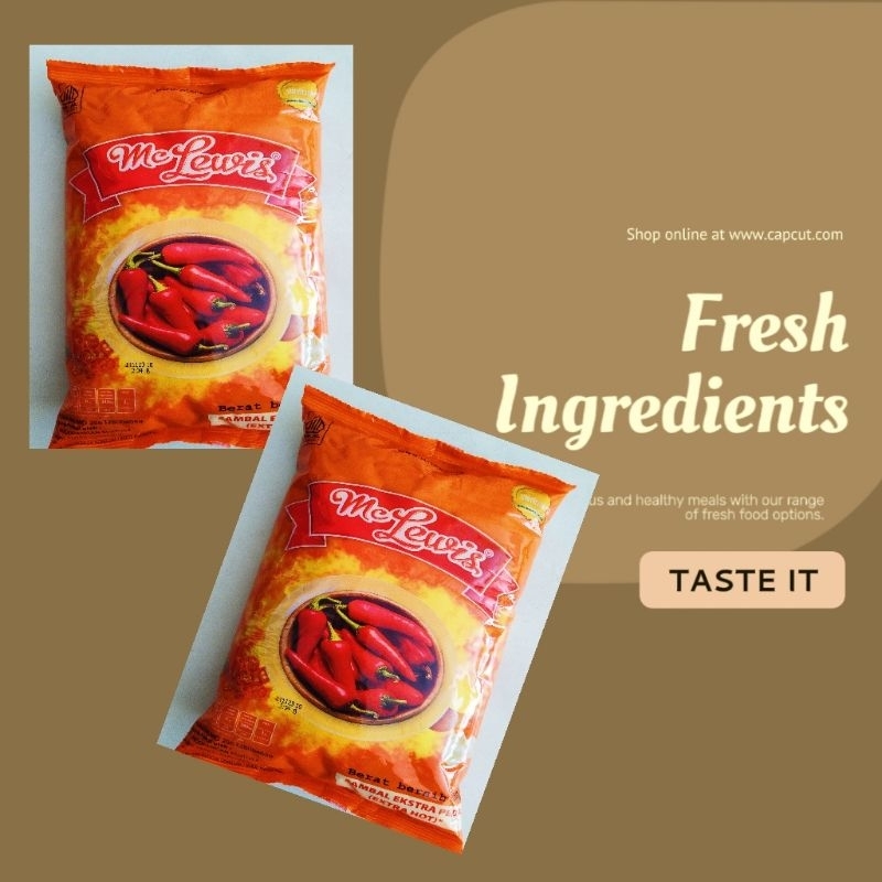 Jual saos mc lewis 1kg | Shopee Indonesia