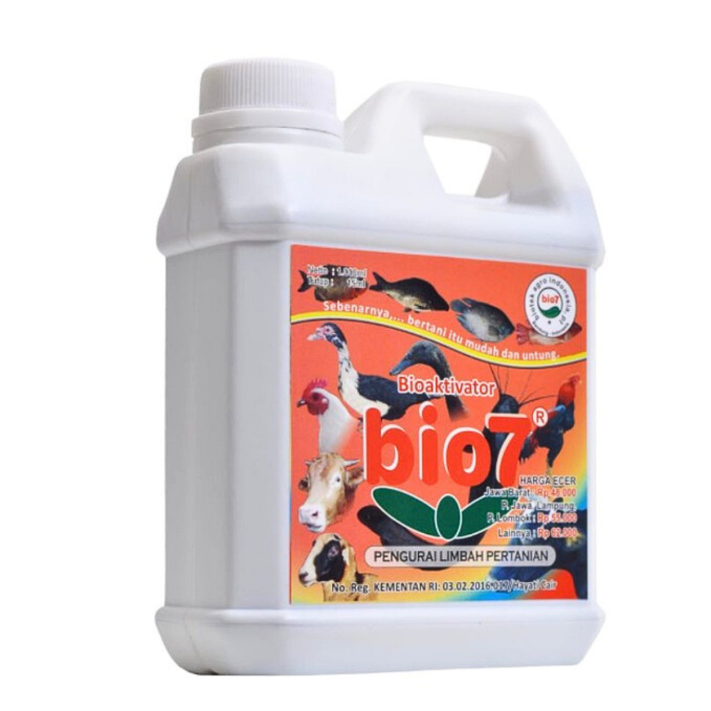 Jual Bio7 Pengurai Limbah Pertanian Pupuk Organik Cair Hayati Alami ...