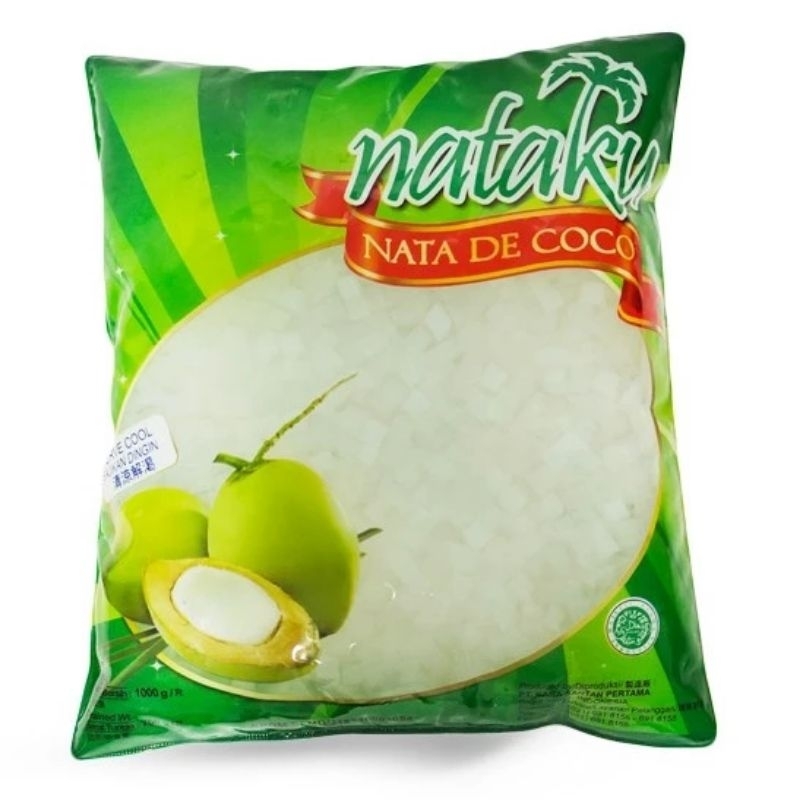 Jual Nataku nata de coco potongan kecil halal 1kg | Shopee Indonesia