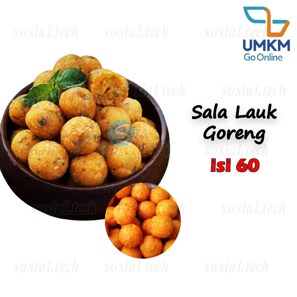 Jual Cemilan Enak Sala Lauk Goreng isi 60 Sala Lauak Khas Padang ...