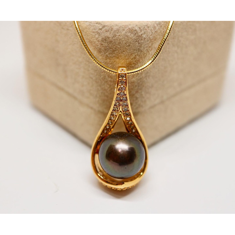 Jual PROMO BERSERTIFIKAT KALUNG LIONTIN MUTIARA LAUT ASLI GRADE A ...
