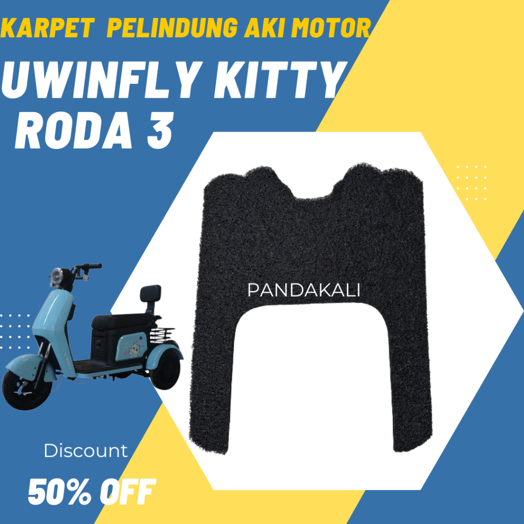 Jual Karpet Alas Kaki sepeda motor listrik roda tiga Uwinfly Kitty roda ...