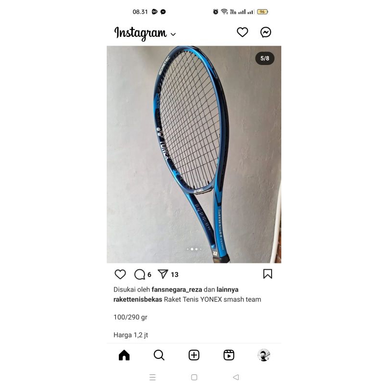 Jual raket tenis yonex smash team | Shopee Indonesia