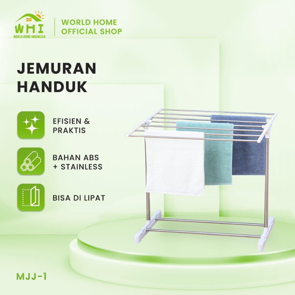 Jual Trendy Homeware Rak Jemuran Handuk Stainlees Gantungan Handuk ...