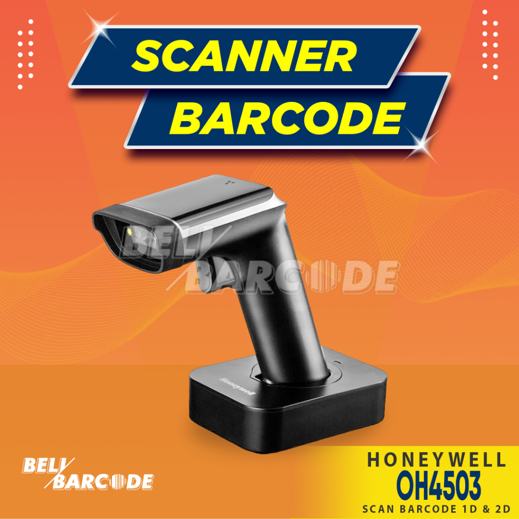 Jual Honeywell OH4503 Barcode Scanner With Docking Auto Scan 2D QR Code ...