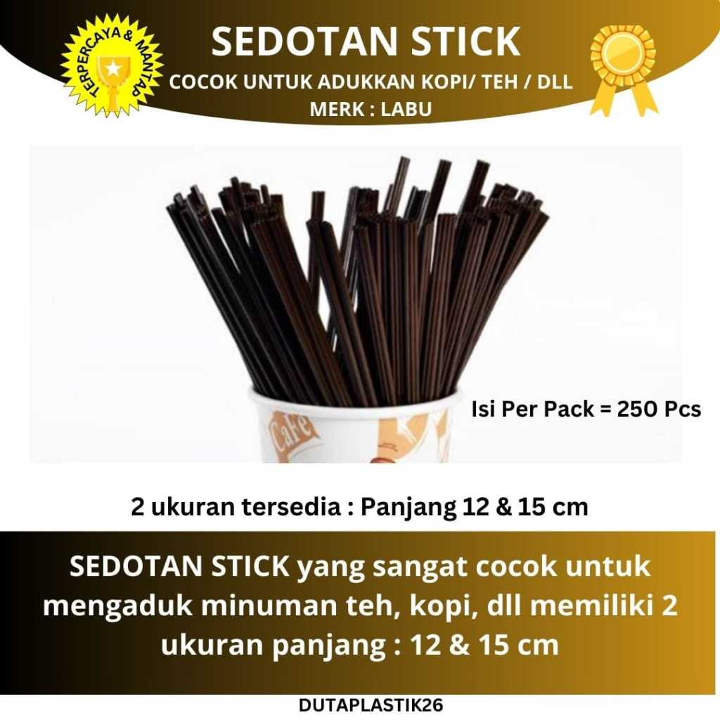 Jual Sedotan Stick untuk adukkan kopi, teh, dll | Shopee Indonesia