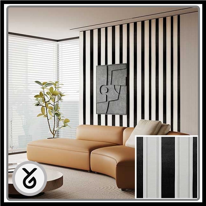 Jual Wallpaper Dinding Motif Garis Wall Sticker Ukuran 45 cm x 8 Meter ...