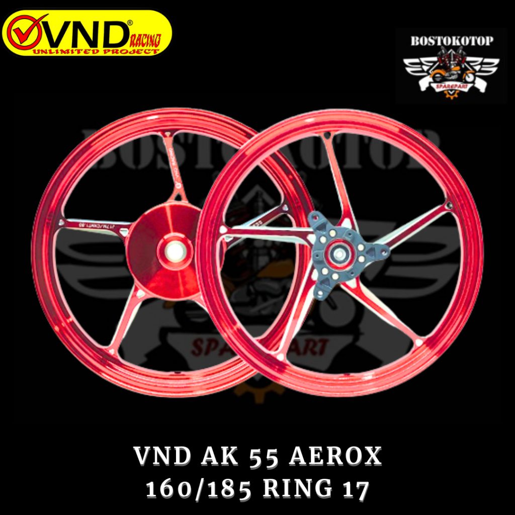Jual VND Racing Velg Pelg Tipe AK55 AK 55 Palang 5 Model Enkei X1R Taka Set Depan Belakang ...