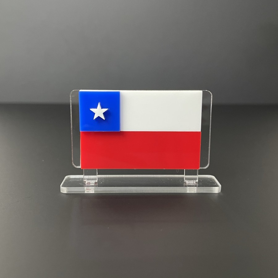 Jual Bendera Meja Negara Chili Bendera Chili Chile Timbul MURAH ...