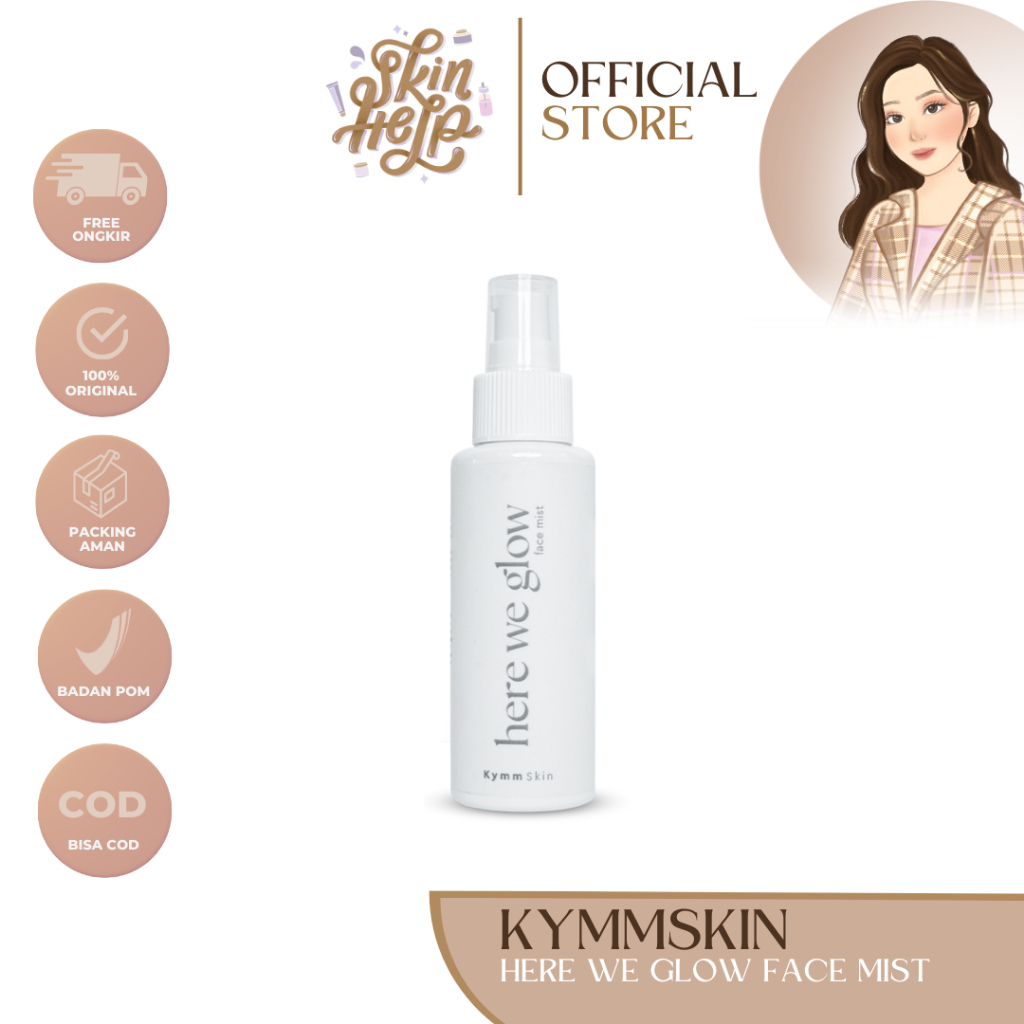 Jual KYMM SKIN Here We Glow Face Mist | Shopee Indonesia