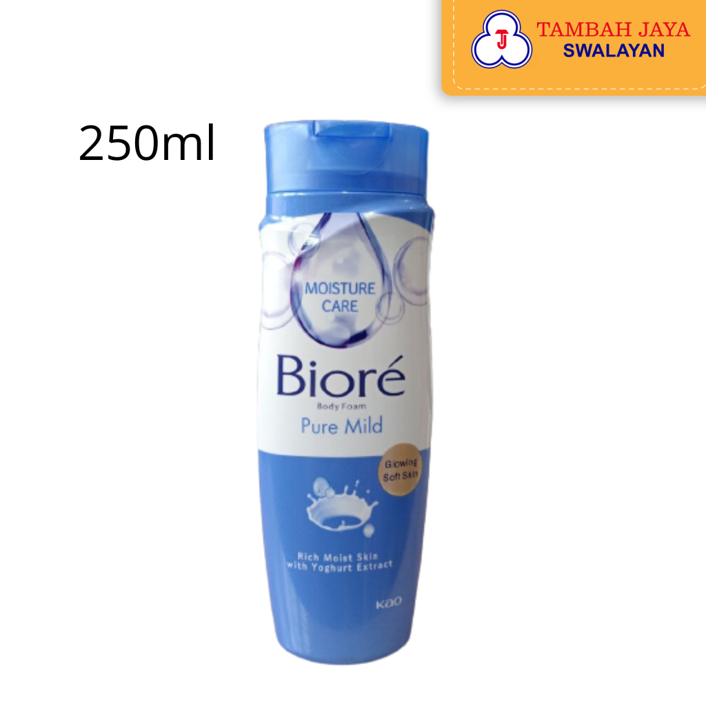 Jual Biore Body Foam Pure Mild 250ml | Shopee Indonesia