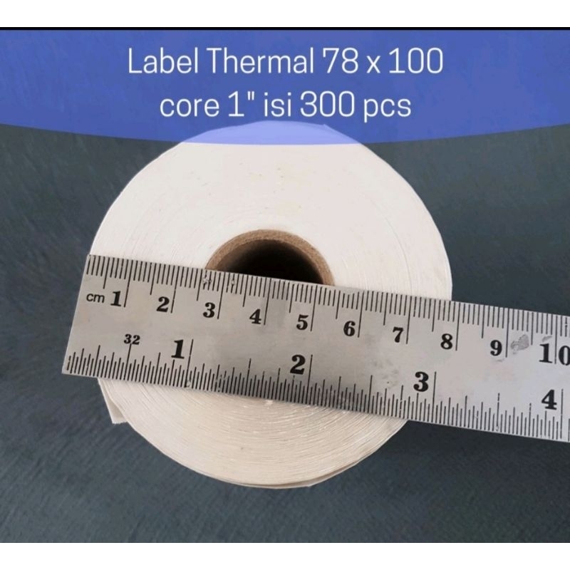 Jual Label Thermal Resi 78 x 100 online core 1 isi 300 pcs | Shopee ...