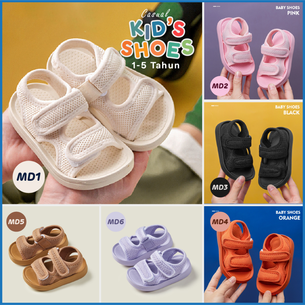 Jual LITBERRY - Sepatu Sandal Anak Kain Jala Lembut Laki laki Perempuan ...