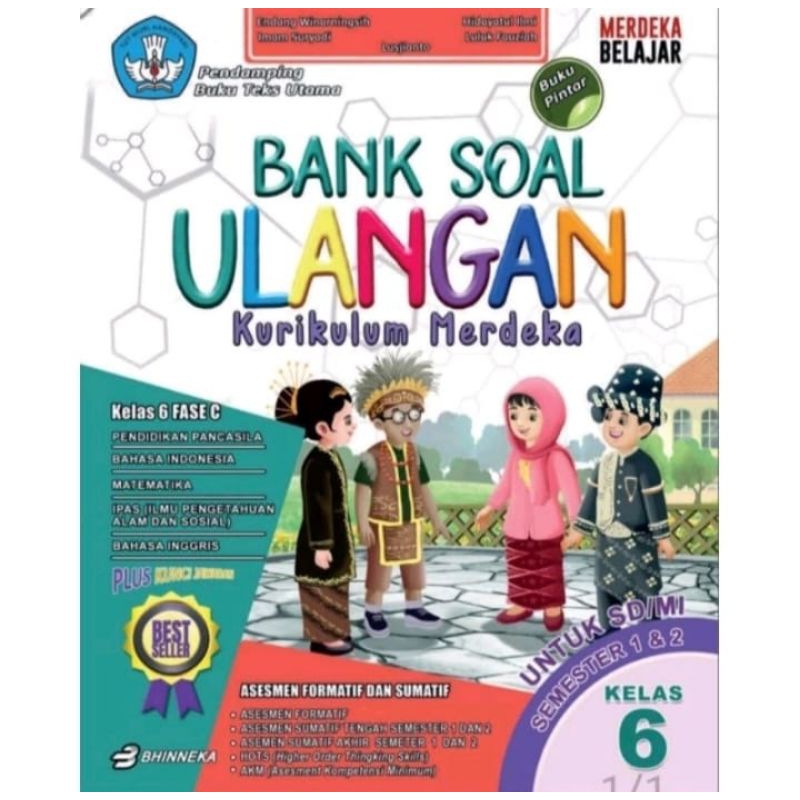 Jual BANK SOAL ULANGAN KELAS 6 SD/MI KURIKULUM MERDEKA | Shopee Indonesia