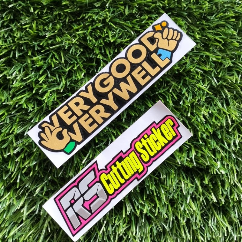 Jual sticker Verry good very well sticker cutting | Shopee Indonesia