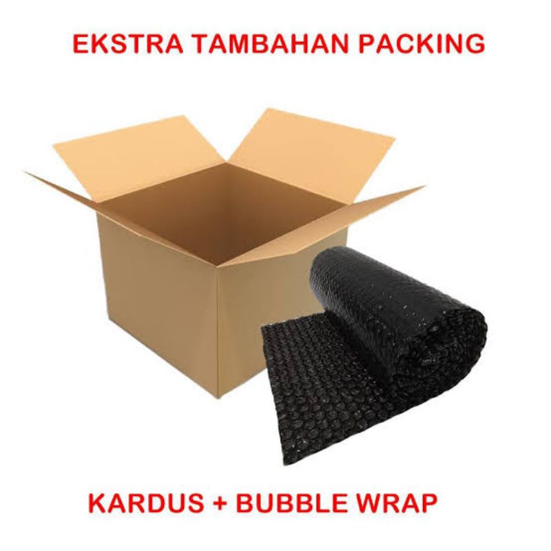 Jual Extra Packaging Kardus + Bubble Wrap | Shopee Indonesia