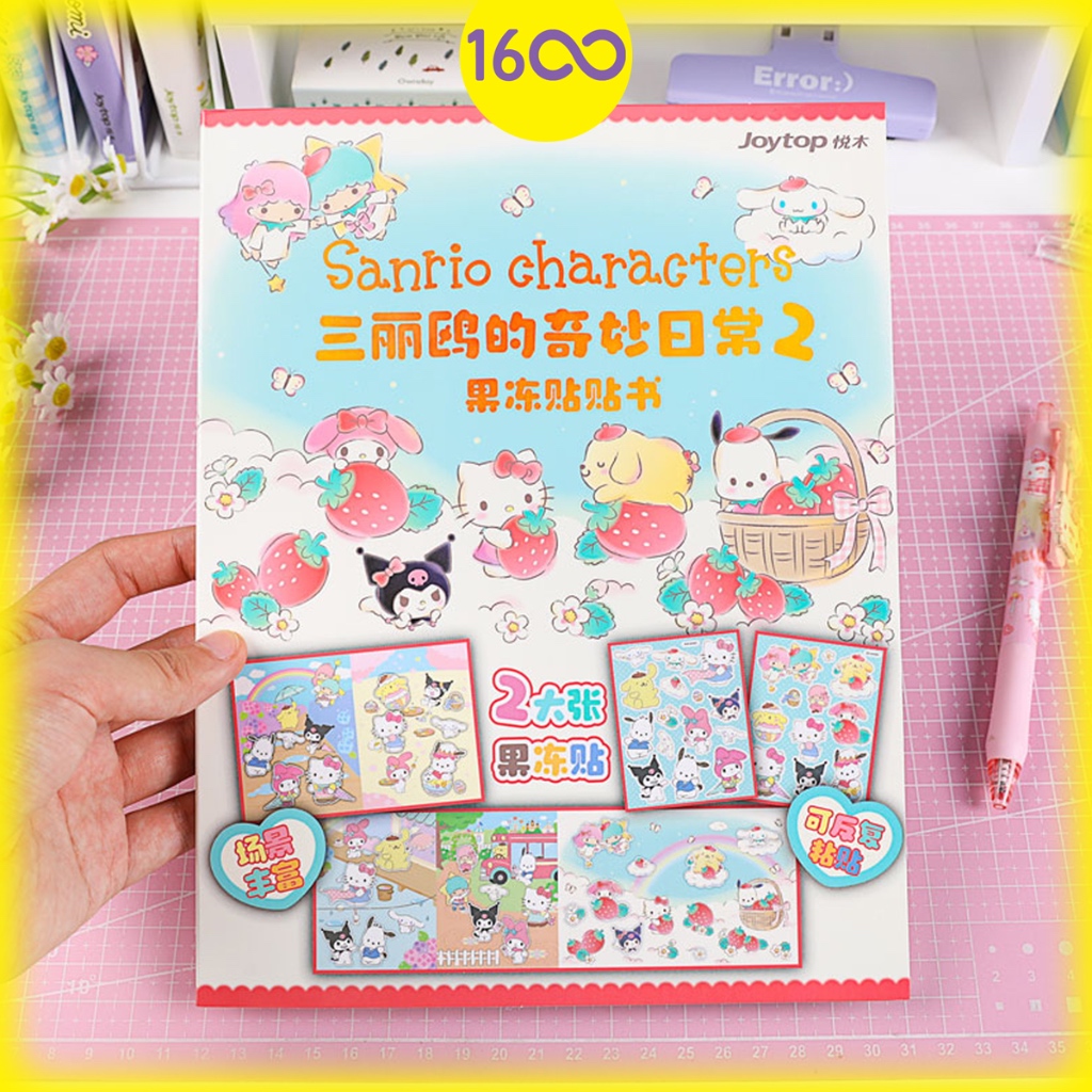 Jual Sanrio Family Sticker Book | Buku Stiker Sanrio | Shopee Indonesia