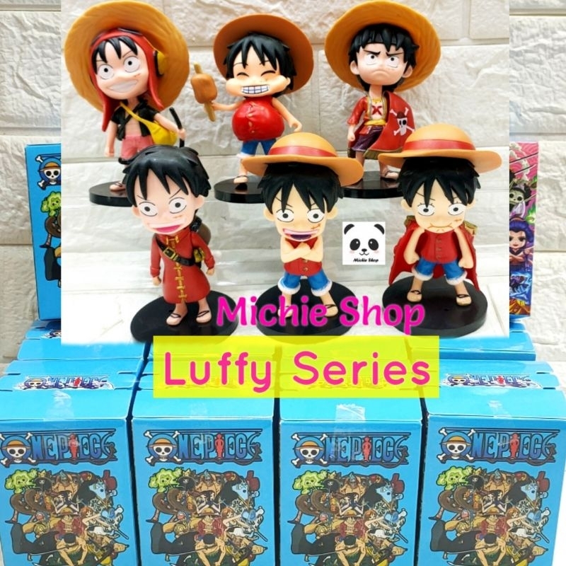Jual Blind Box ONE PIECE Anime Topper Collection Gifts Doll Luffy Zoro ...
