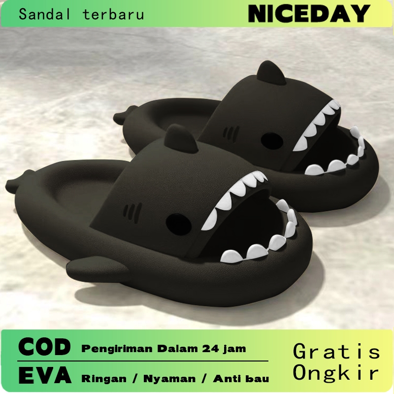 Jual Sandal hiu dewasa pria kekinian slop EVA Sendal pria dan wanita ...