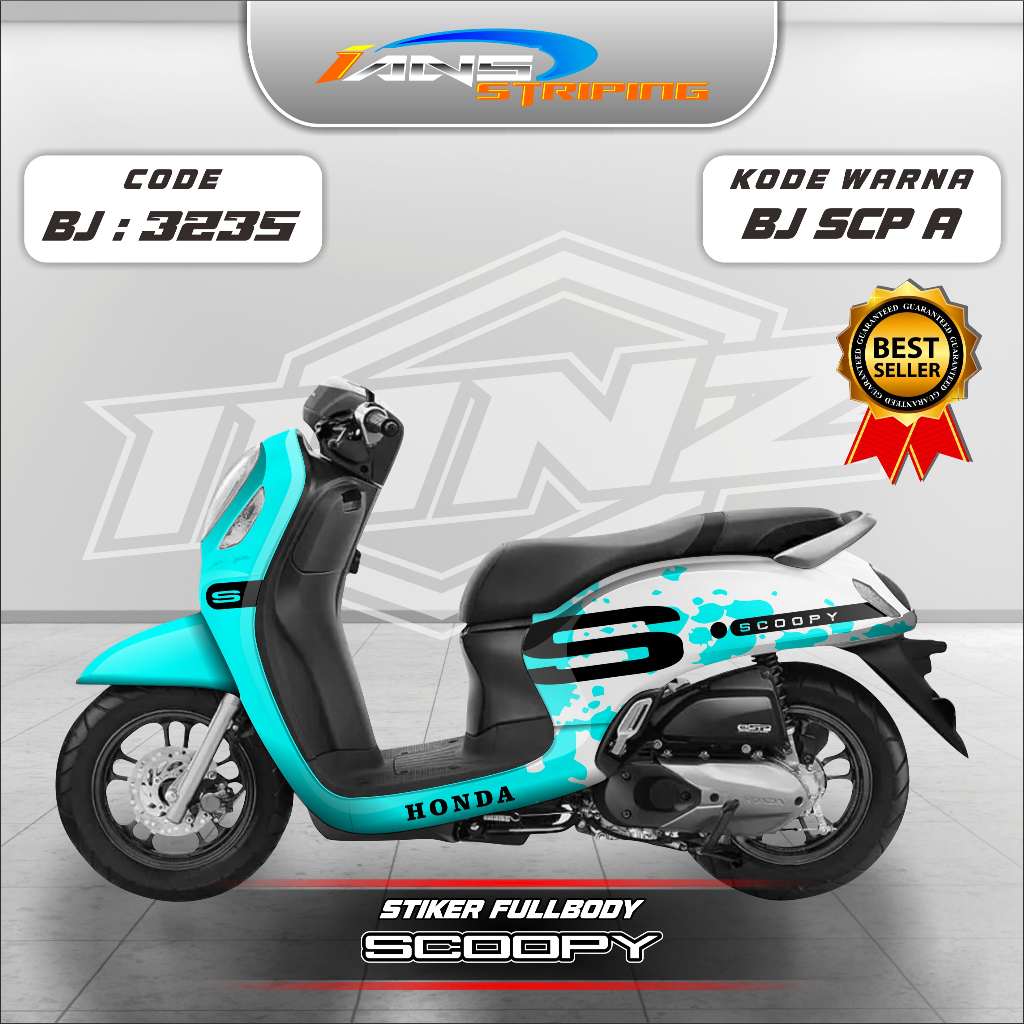 Jual BJ 3235 - STIKER DECAL SCOOPY FULL BODY UPDATE DESAIN-STIKER ...