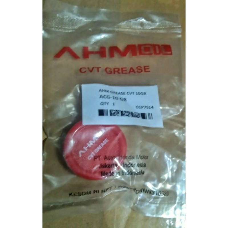 Jual GREASE CVT HONDA / GEMUK CVT HONDA MINYAK PELUMAS CVT | Shopee ...