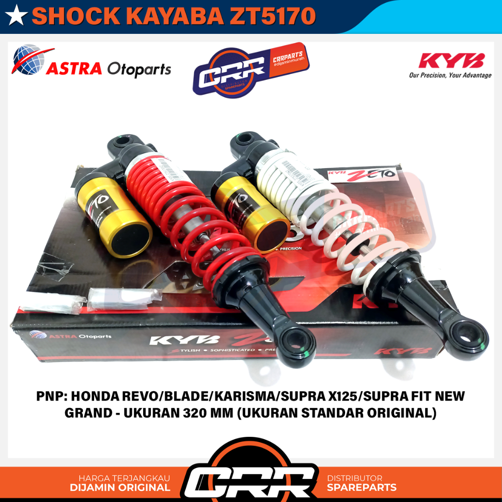 Jual Shock Shockbreaker Kayaba Zeto Honda Revo Blade Karisma Supra Fit ...