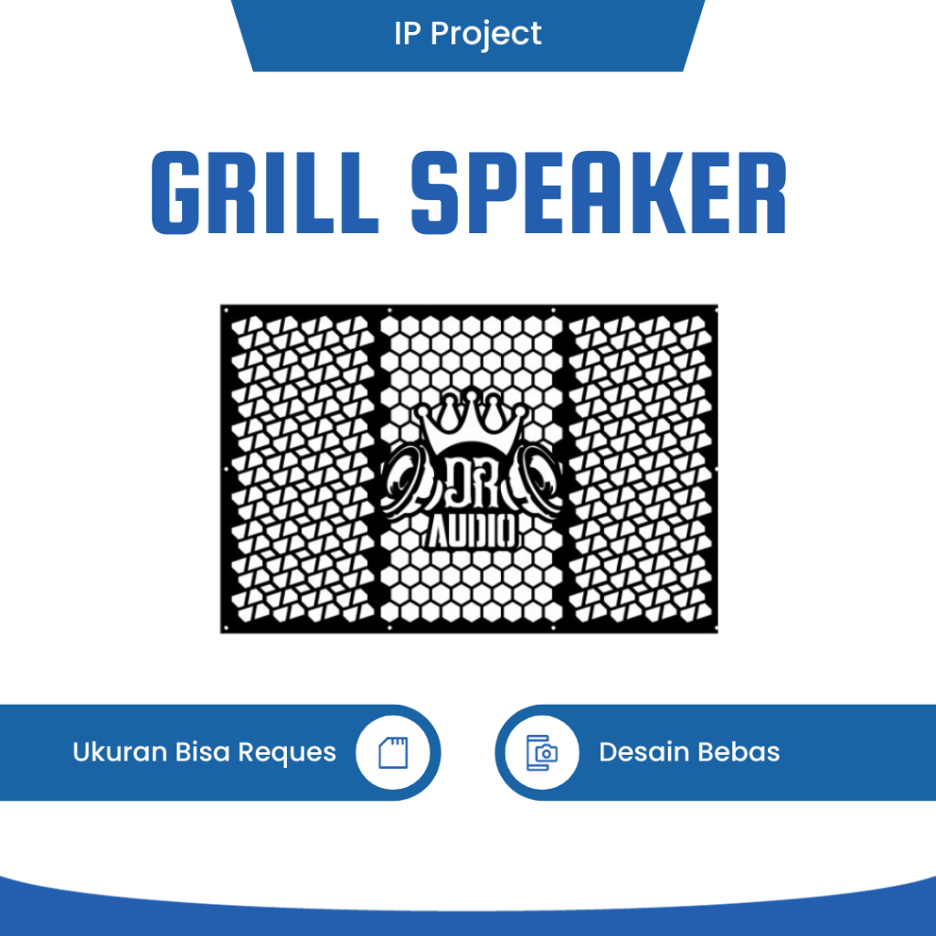 Jual Grill Sound Logo Audio Custom Ukuran | Shopee Indonesia