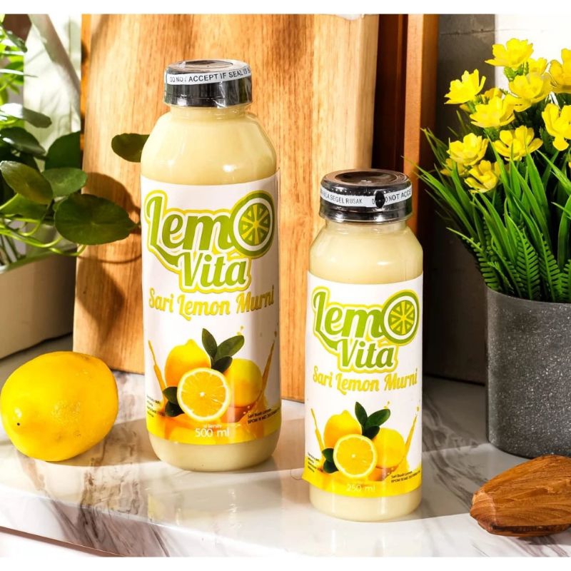 Jual Sari Lemon Asli 100% 500 ml Merk Lemonvita , Suur Lemon Cocok ...