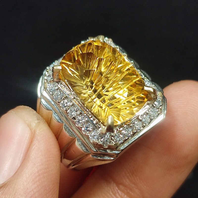 Jual BATU PERMATA CITRINE QUARTZ ASLI NATURAL TOP QUALITY SIAP PAKAI ...