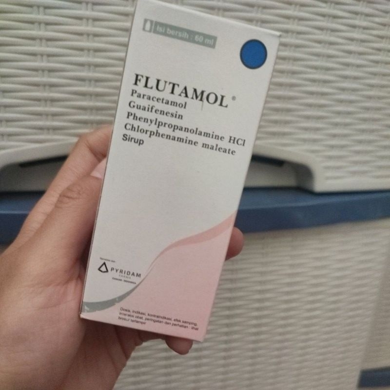 Jual FLUTAMOL SIRUP 60ml demam flu batuk anak & dewasa | Shopee Indonesia
