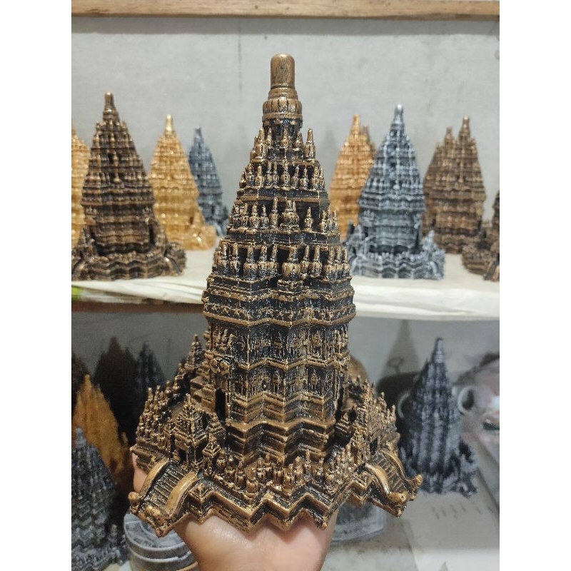 Jual MINIATUR CANDI PRAMBANAN JUMBO UKURAN TINGGI 26CM - SOUVENIR JOGJA ...