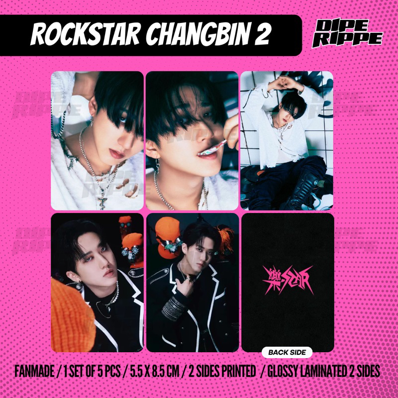 Jual SKZ PHOTOCARD - STRAY KIDS ROCKSTAR BANG CHAN LEE KNOW CHANGBIN ...