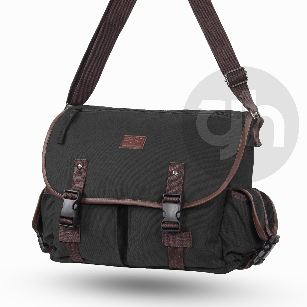 Jual GH-Bag Tas Slingbag Pria CANORA /Tas Selempang/Tas Kerja Pria/Cowo ...