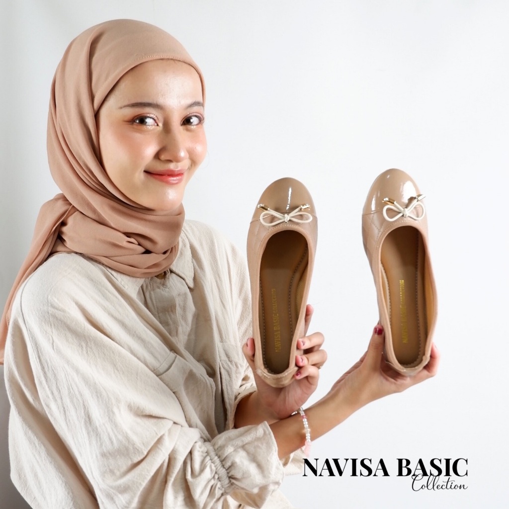 Jual Sepatu Wanita Flat Shoes Super empuk Navisa Basic Collection Trya Flat Shoes | Shopee Indonesia