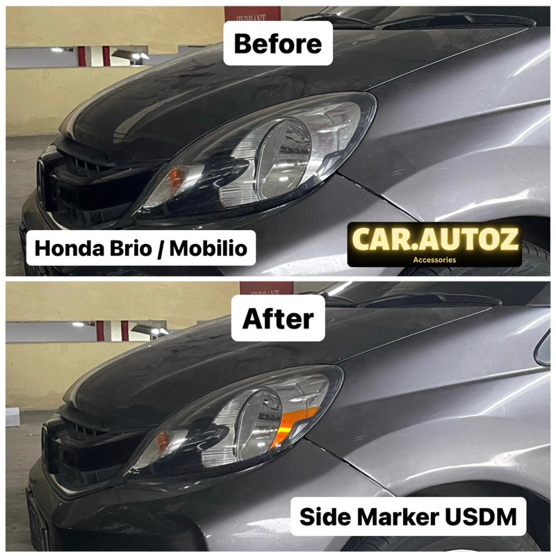Jual Sticker Side Marker Orange Lampu Depan Honda Brio / Mobilio ...