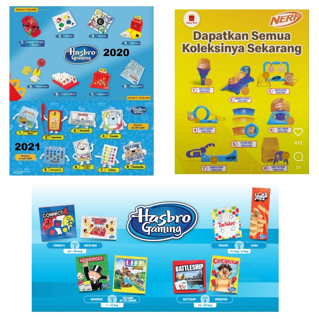 Jual Mainan Anak Happy Meal Meals Mcd Mcdonald Mcdonalds McDonald's ...