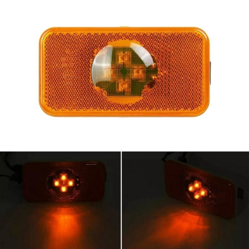 Jual [ BKM ] Lampu Penanda Sisi LED Truk Mobil 24V Lampu Indikator ...
